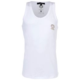 Versace T-Shirt Long Sleeves Round Neck Jersey Topeka Bi-Stretch Cotton Organic New Logo Unterhemd