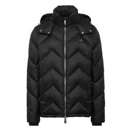 Philipp Plein Nylon Short Puffer Jacket Zigzag