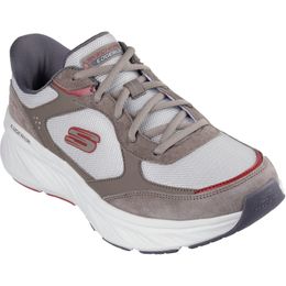 Skechers Edgeride Erlon Herren Sneaker Aus Braunem/mehrfarbigem Leder