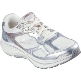Skechers GO RUN Consistent 2.0 Volt Damen Sneaker Aus Wei&szlig;em Leder