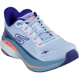 Skechers Performance Max Cushioning Propulsion Damen Sneaker Aus Textil In Hellblau/Dunkelblau