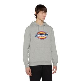 Dickies Icon Logo Hoodie Unisex Erwachsene Grauer Kapuzenpullover