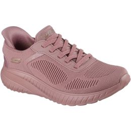 Skechers BOBS Sport Squad Chaos Polyester Damen Sneaker in Rose