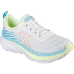 Skechers Performance D'Lux Vapor Cool Breeze Textile Damen Wei&szlig;/Multi Sneakers