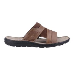 Hush Puppies - Herren Mules "Archer", Leder (Hellbraun)