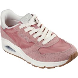 Skechers Uno Vintage Dayz Leder Damen Rose Sneakers