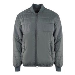 Ice Iceberg - Schlichte, wattierte Bomberjacke in Grau