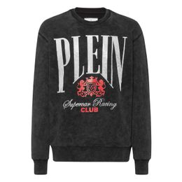 Philipp Plein Sweatshirt Round Neck Ls Racing Club