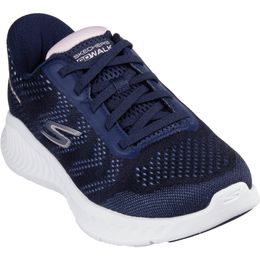 Skechers Go Walk Now Khloe Textil Damen Sneaker Navy/Wei&szlig;