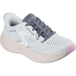 Skechers Skech Cloud Plush Horizon Polyester Damen Wei&szlig;/Multi Sneaker