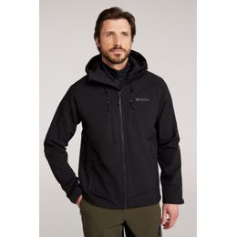 Mountain Warehouse - "Radius" Softshelljacke f&uuml;r Herren (Schwarz)