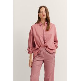 Bugatti Damen Hemdbluse aus Baumwoll-Satin
