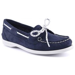 Sperry Authentic 1 Eye Damen Bootsschuhe Aus Leder In Marineblau