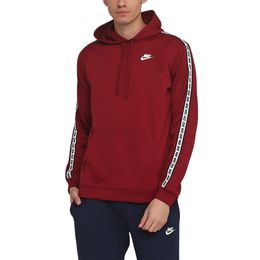 Nike - Roter Hoodie mit verklebten &Auml;rmeln