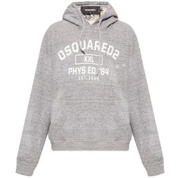 Dsquared2 - Grau melierter Hoodie &bdquo;Phys Ed Design"