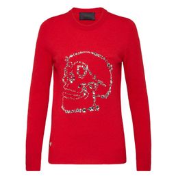 Philipp Plein Rundhalspullover Skull