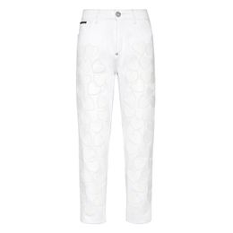 Philipp Plein Jeans Mom Fit Heart