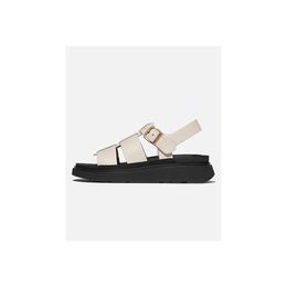 fitflop GEN-FF Fisherman Damen Sandalen Aus Beige Leder