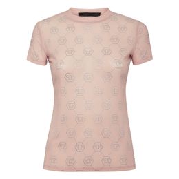 Philipp Plein T-Shirt Sexy Pure Monogram Strass