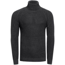 Rusty Neal Grobstrick Slim Fit Rollkragen-Pullover