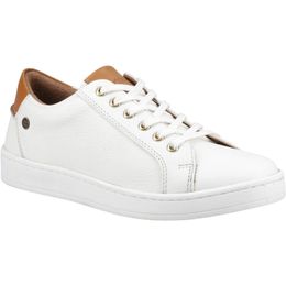 COTSWOLD Radcot Damen Sneaker Aus Wei&szlig;em Leder