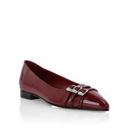 Philipp Plein Multi-Strap Ballerina Flats Skull