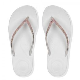 fitflop Iqushion Sparkle Damen Flip-Flops Urban Wei&szlig;