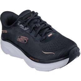 Skechers D'Lux Vapor Clear Horizon Textil Damen Sneaker Schwarz