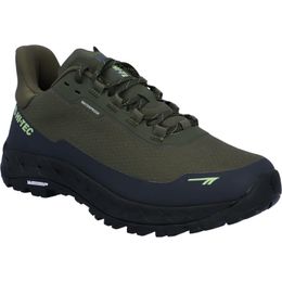 Hi-Tec ALTITUDE LITE WP Herren Wanderstiefel aus Polyester in Olive Night/Anthrazit/Gelb