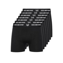 Duck and Cover - "Anvilli" Boxershorts f&uuml;r Herren(7er-Pack) (Schwarz)