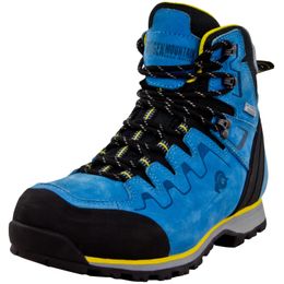 GUGGEN Mountain Damen Wanderschuhe Leder Blau