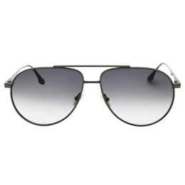 Victoria Beckham Gunmetal-Schwarze Sonnenbrille