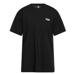 Schwarzes T-Shirt mit Moschino-Schwimmlogo