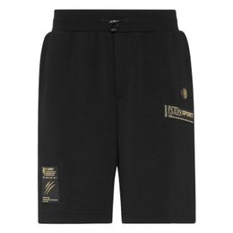 Plein Sport Short Cargo Pants Laminated