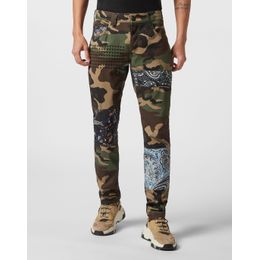 Philipp Plein Jeans Regular Fit Paisley