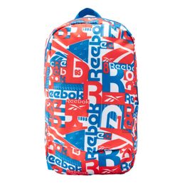 Reebok - Kinder Rucksack, Grafikdruck (Orange/Blau)