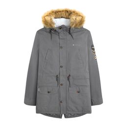 Lambretta - Parka Sherpa-Futter f&uuml;r Herren (Granitgrau)