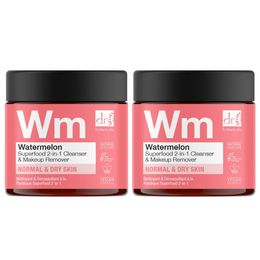 Dr. Botanicals Dr Botanicals Wassermelonen Superfood 2-in-1 Reiniger & Make-up Entferner 60ml x 2 Duo Pack