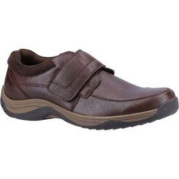 Hush Puppies Douglas Leder Herren Kaffee Mokassins Schuhe