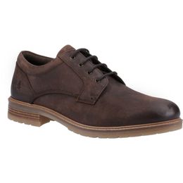 Hush Puppies Richie Leder Herren Schn&uuml;rschuhe Braun