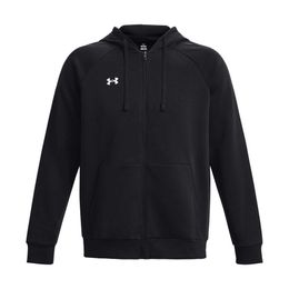 Under Armour - "Rival" Kapuzenpullover Durchgehender Rei&szlig;verschluss f&uuml;r Herren/Damen Unisex (Schwarz)
