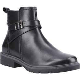 Hush Puppies Tove Leder Damen schwarzeStiefel