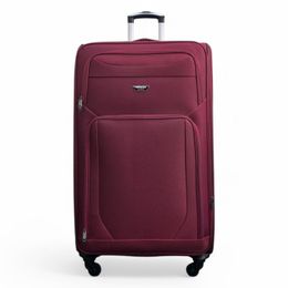 Weichschalen-Reisekoffer aus leichtem Nylon, extragro&szlig;, mit 4 R&auml;dern