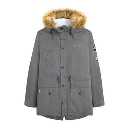 Lambretta - Parka f&uuml;r Herren, Sherpa-Futter (Eisen)