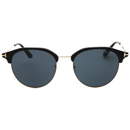 Tom Ford - Sonnenbrille Mit Gl&auml;nzendem, Schwarzem Rahmen Und Rauchglas
