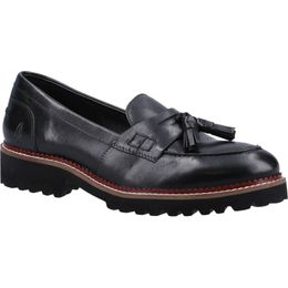 Hush Puppies Ginny Damen Schwarze Lederloafer
