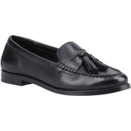 Hush Puppies Connie Damen Schwarze Lederloafer