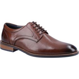 Hush Puppies Damien Schn&uuml;rleder-Schuhe f&uuml;r Herren in Schokoladenfarbe