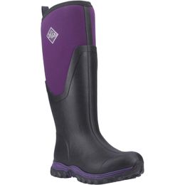Muck Boots Arctic Sport II Tall Gummistiefel f&uuml;r Damen Schwarz/Acai Winterkn&ouml;chelh&ouml;he Stiefel