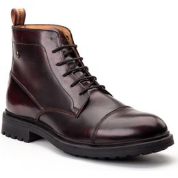 Base London Boulton Leder Herren Bordo Stiefeletten
